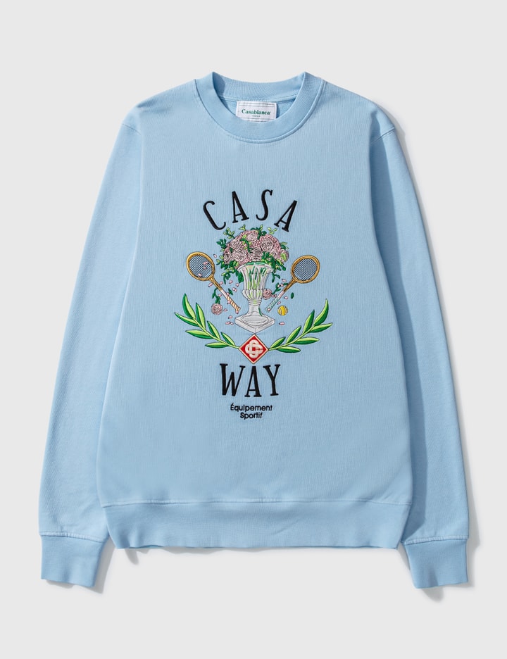 Casablanca - CASA WAY SWEATSHIRT | HBX - Globally Curated Fashion and ...