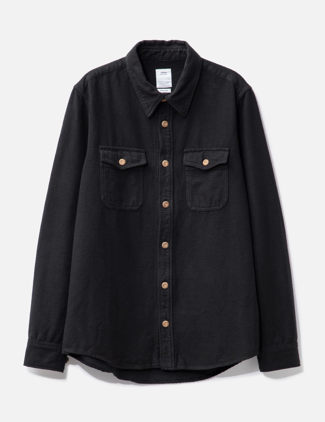 Visvim - BLACK ELK FLANNEL SHIRT | HBX - Globally Curated Fashion and Lifestyle by Hypebeast