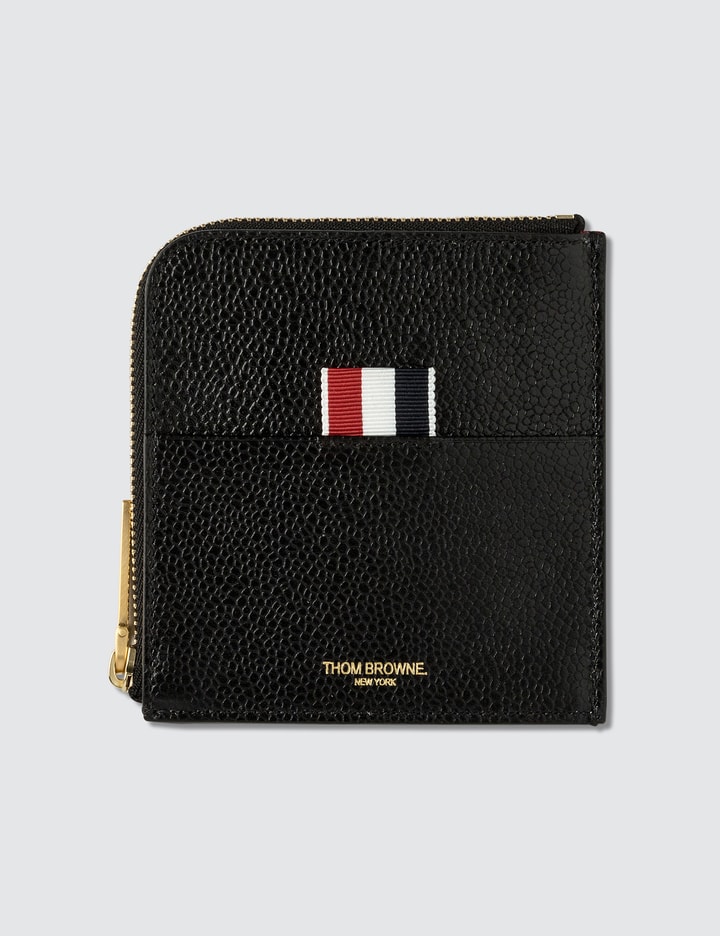 Thom Browne - Square Half Zip Around Wallet In Pebble Grain | HBX - 하입 ...