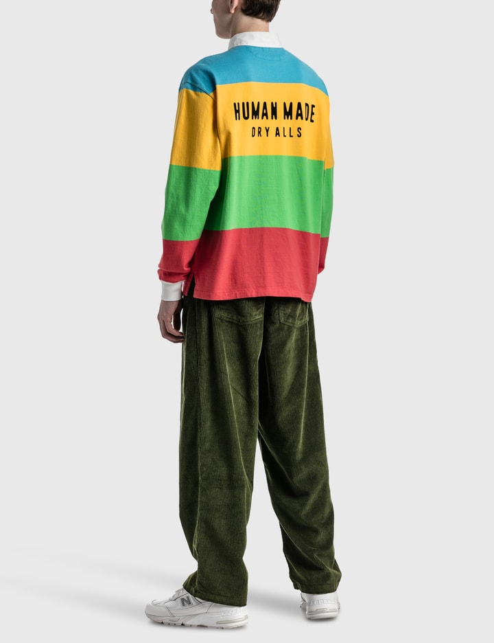Human Made - Human Made Multi Stripe Rugby Shirt | HBX - Globally ...