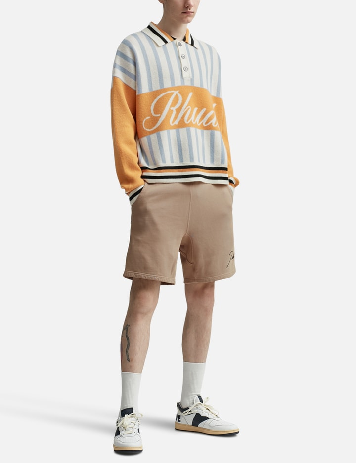 Rhude - AMBER KNIT RUGBY | HBX - Globally Curated Fashion and Lifestyle ...
