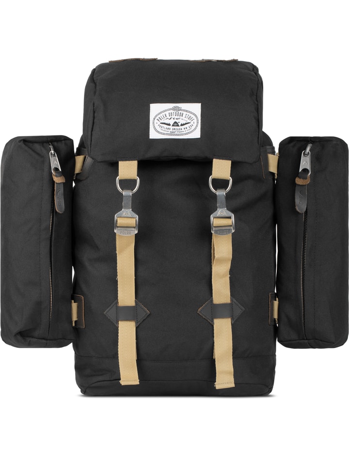 Poler - Black Rucksack With Black Side Bags | HBX - Globally Curated ...