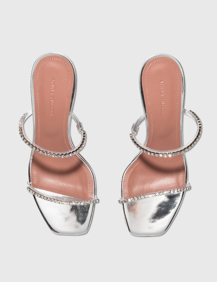 Amina Muaddi - Gilda Glass Slippers 70 | HBX