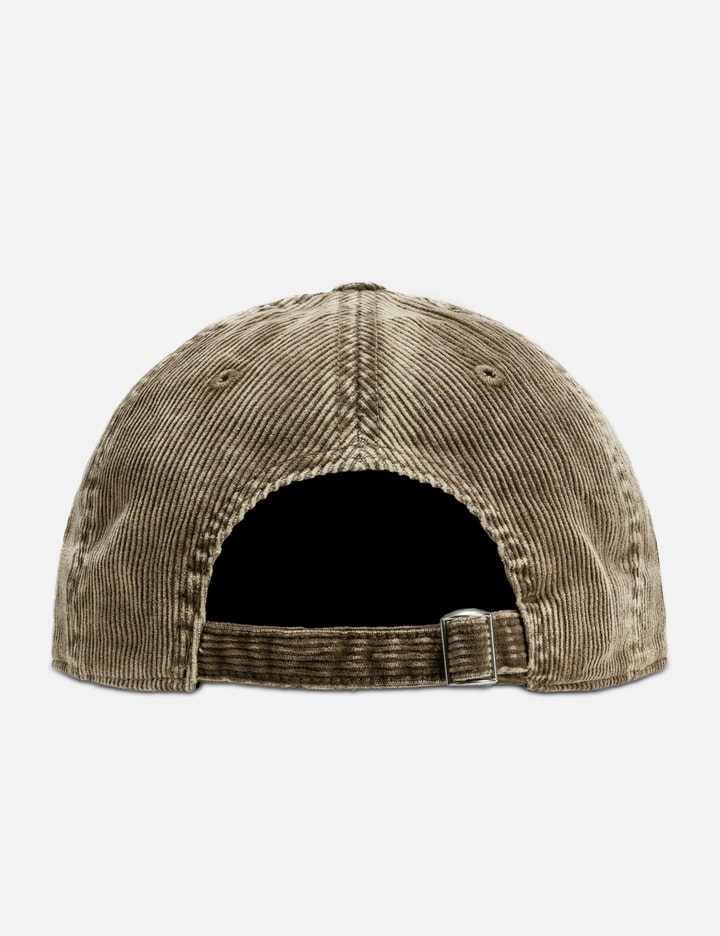 Aly "Aly Logo Pink" Velvet Cap - Beige 6-panel velvet cap with ...