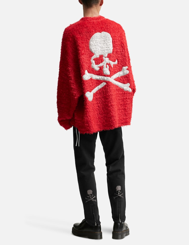 Mastermind World - Oversized Shaggy Crewneck Sweater | HBX - Globally ...