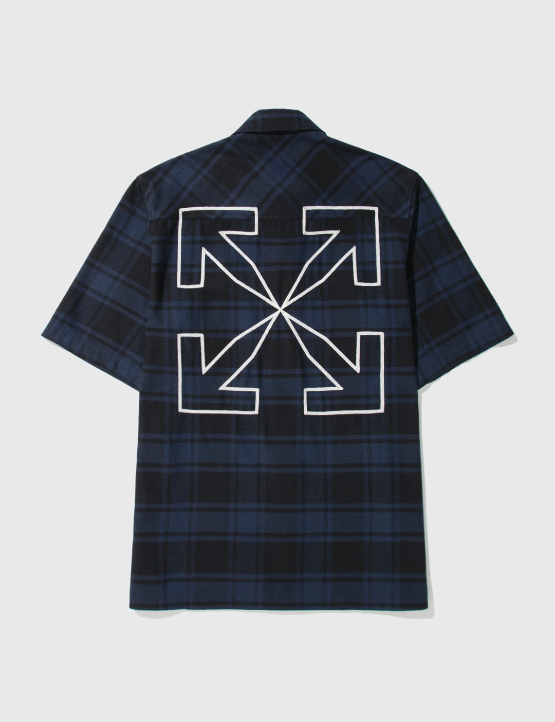 Off-White™ - Outline Arrow Flannel Shirt | HBX - Globally Curated ...