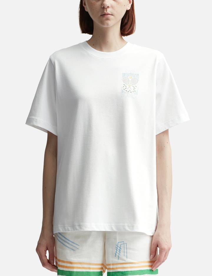 Casablanca - Tennis Pastelle T-Shirt | HBX - Globally Curated Fashion ...
