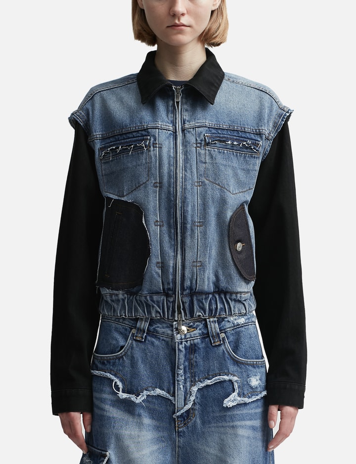 Andersson Bell - Jamie Coated Denim Bomber Jacket | HBX - HYPEBEAST 為您 ...