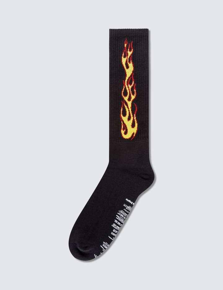 Palm Angels - Flames Socks | HBX - Globally Curated Fashion and ...