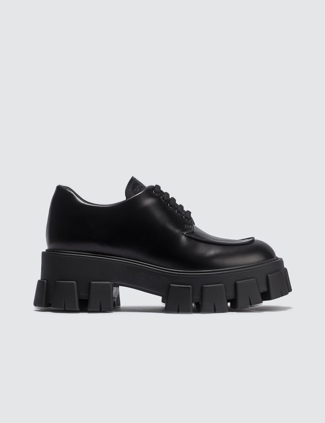 Prada - Chunky Lace Up Shoes | HBX