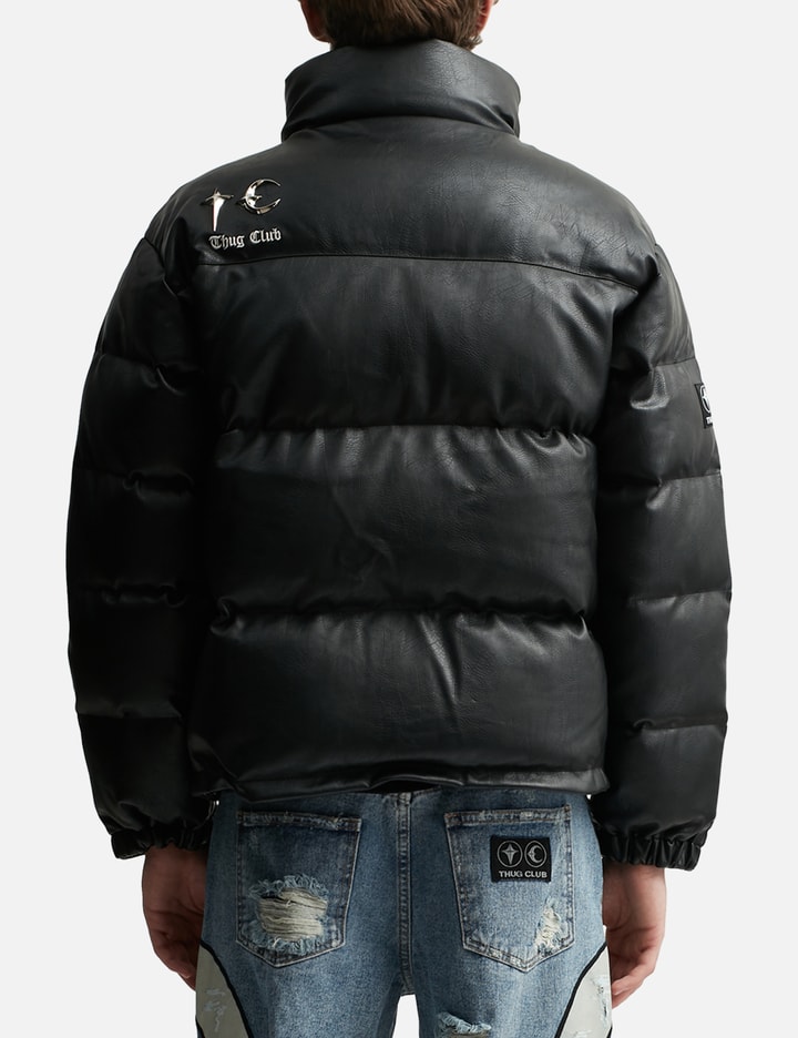 THUG CLUB - TC Leather Puffer Jacket | HBX