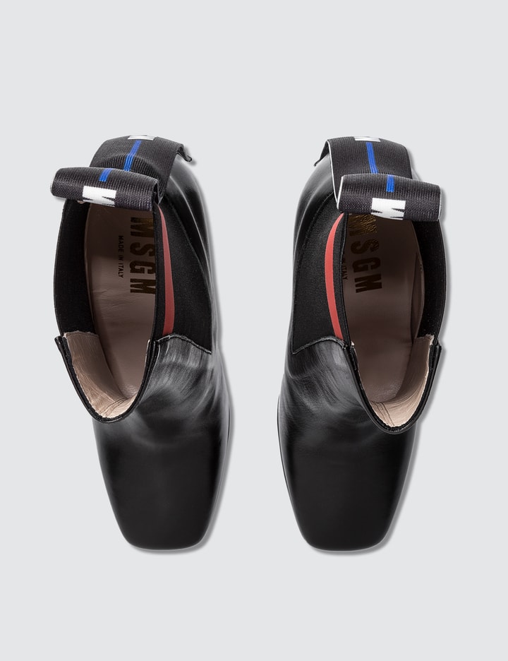 MSGM - Striped Band Chelsea Boot | HBX - Globally Curated Fashion and ...