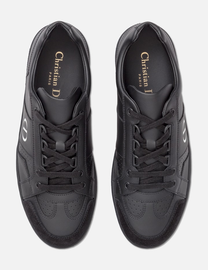 Dior - DIOR LOGO PRINT LEATHER SNEAKERS | HBX
