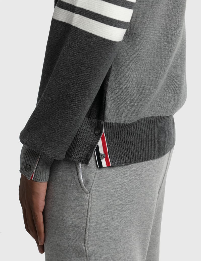 Thom Browne - ミラノ ステッチ Vネック カーディガン | HBX Thom Browne - ミラノ ステッチ Vネック カーディガン | HBX