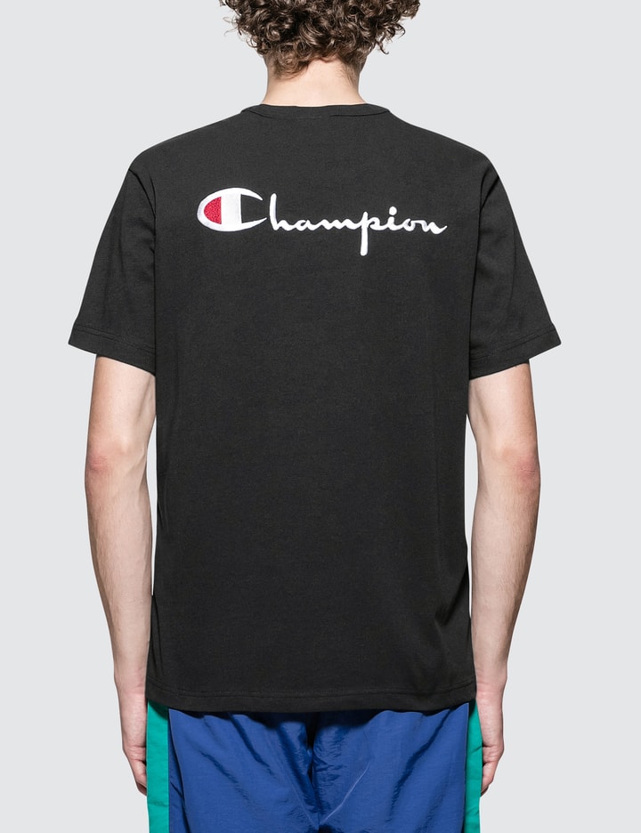 Champion Reverse Weave - Back Script Logo S/S T-Shirt | HBX - HYPEBEAST ...