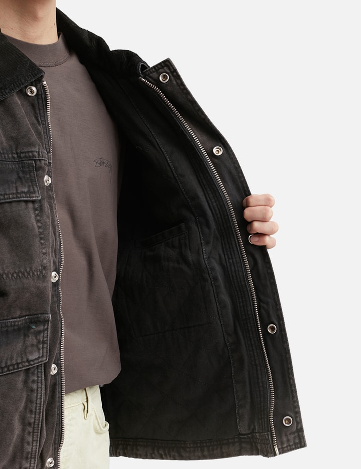 Stüssy - Washed Canvas Shop Jacket | HBX - Globally Curated Fashion and ...