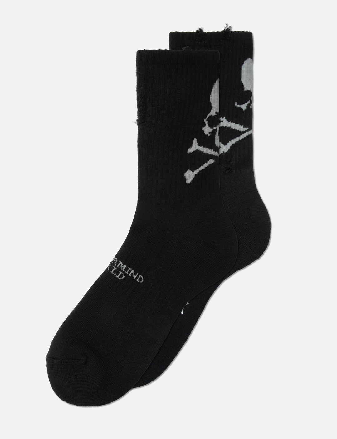 Mastermind World - Distressed Crew Socks 1 | HBX - HYPEBEAST 為您搜羅全球潮流時尚品牌