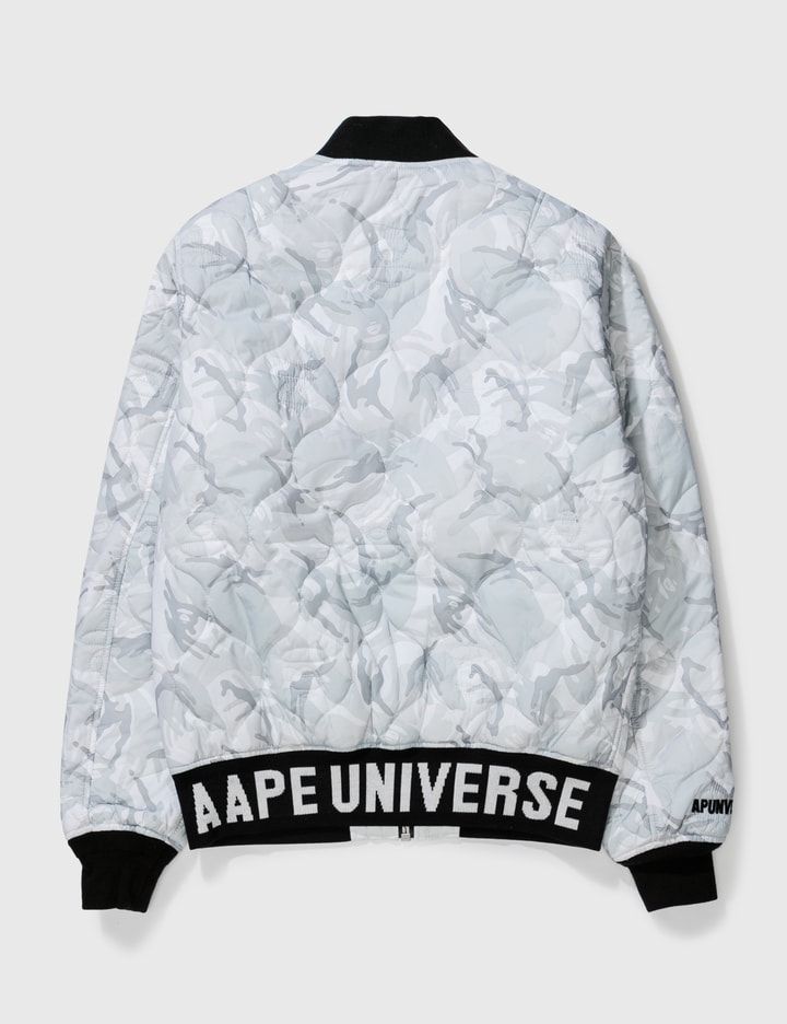 AAPE - AAPE REVERSIBLE BOMBER JACKET | HBX - Globally Curated Fashion ...