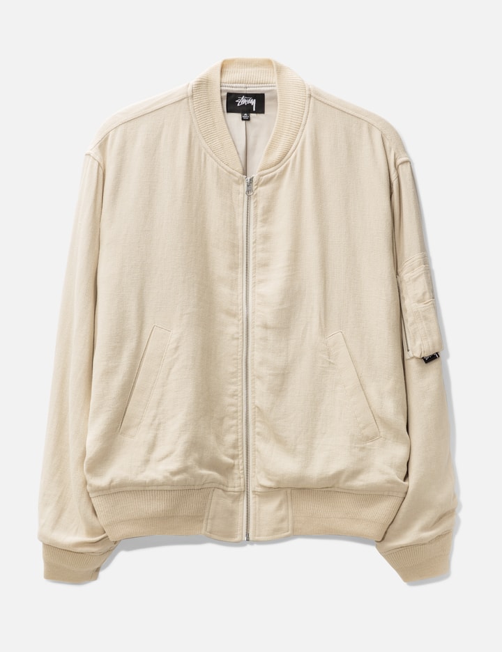 Stüssy - Linen Beach Bomber | HBX