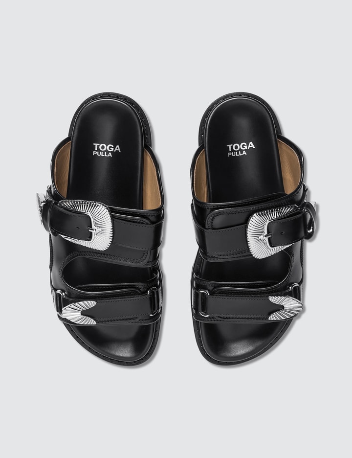 Toga Pulla - Strap Leather Sandals | HBX - Globally Curated Fashion and ...