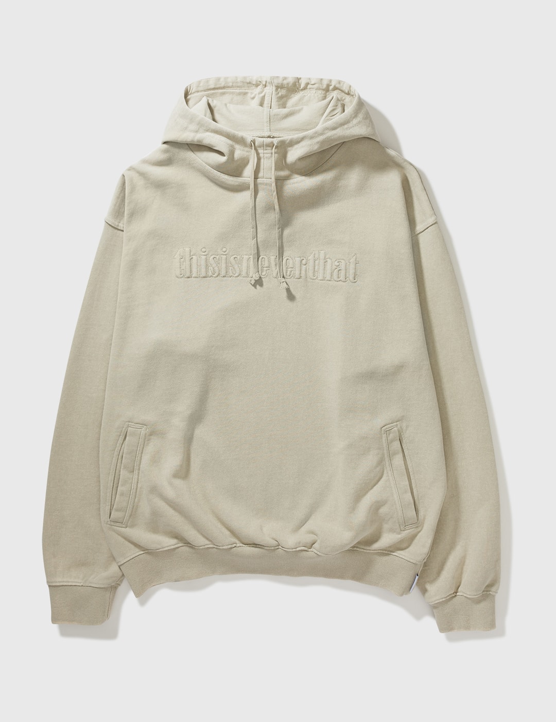 Thisisneverthat® Washed Embroidery Hoodie Hbx Globally Curated