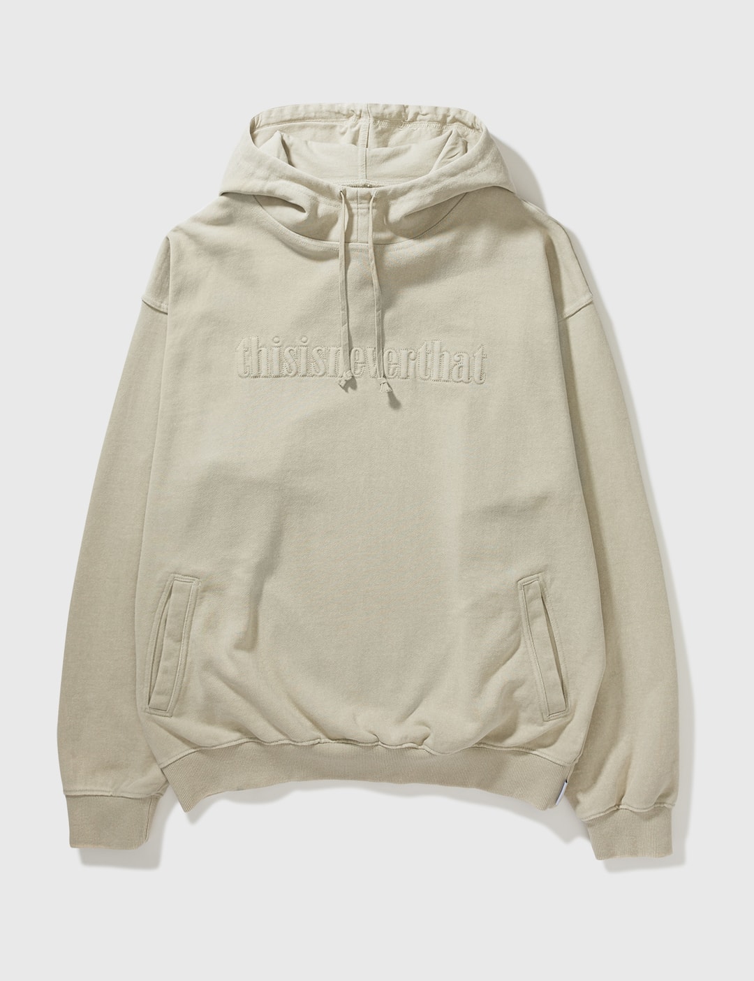 Thisisneverthat® Washed Embroidery Hoodie Hbx Globally Curated