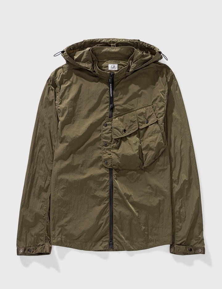 C.P. Company - Chrome-R Overshirt with Detachable Hood | HBX - Globally Curated Fashion and ...