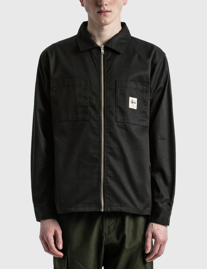 Stüssy - Zip-Up Work Shirt | HBX - Globally Curated Fashion and ...