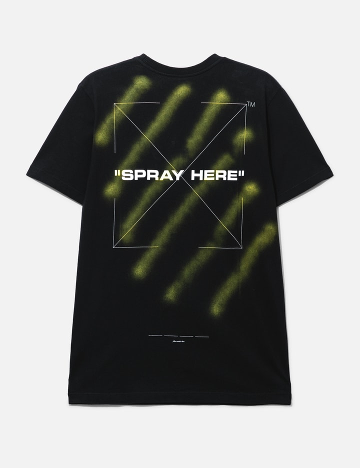 Off-White™ - OFF WHITE™ SPRAY HERE T-SHIRT | HBX - Globally Curated ...