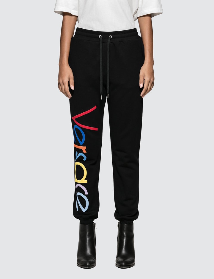 Versace - Rainbow Color Logo Sweatpants | HBX - Globally Curated ...