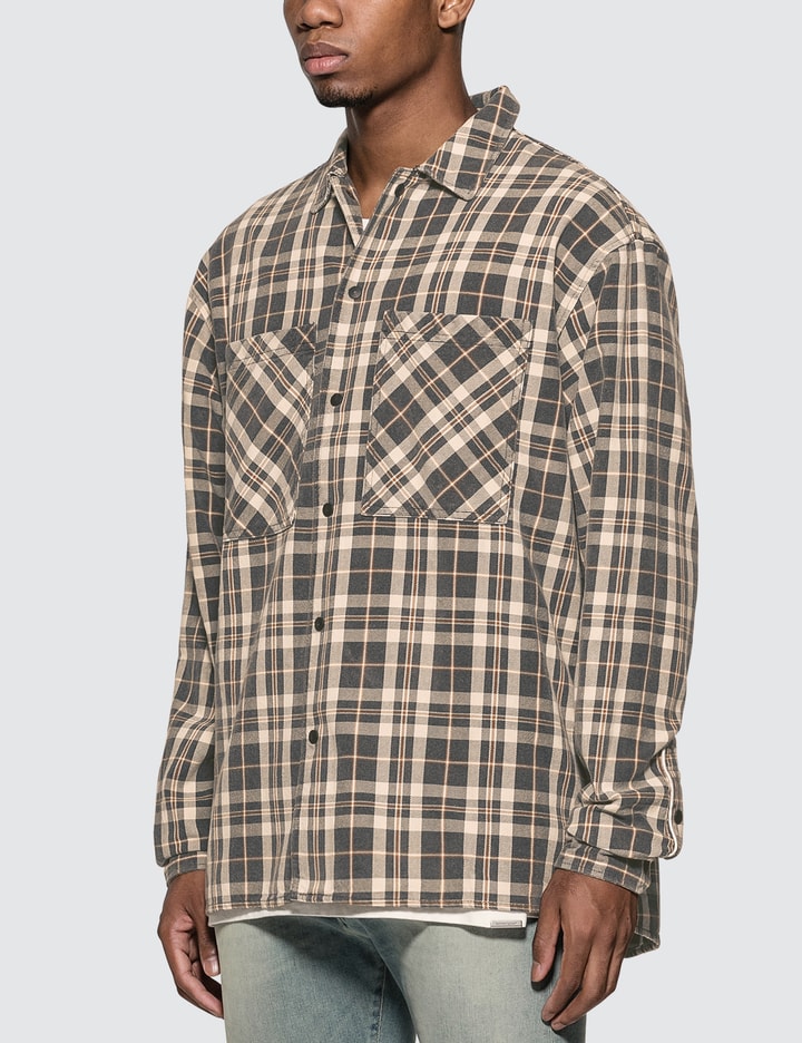 Represent - Washed Flannel Shirt | HBX - Globally Curated Fashion and ...