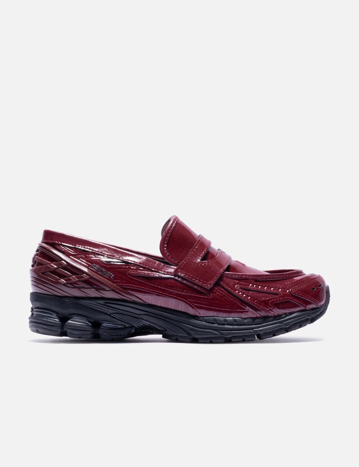 New Balance 1906L - Red leather slip-on with ABZORB heel pods | HBX