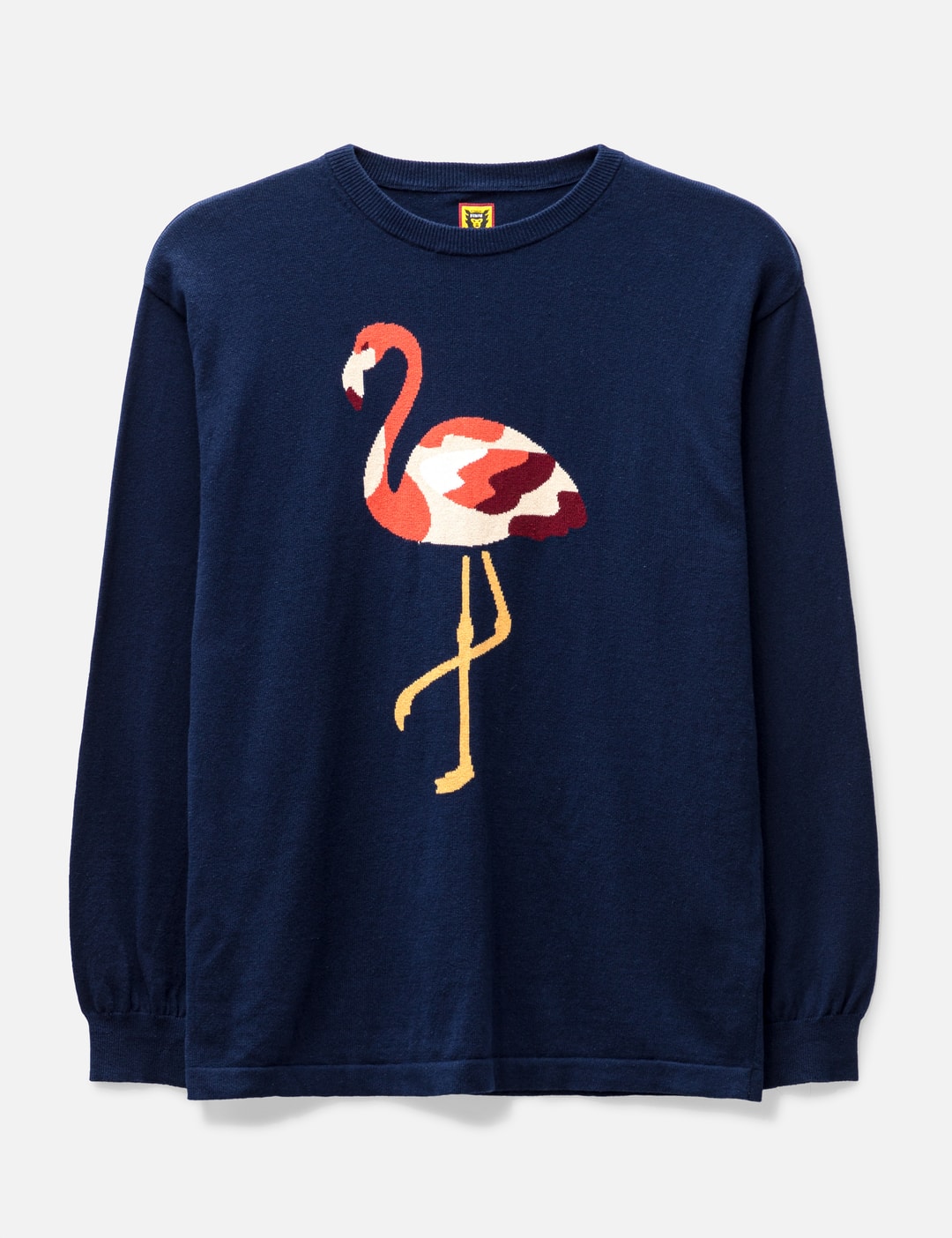 Human Made - FLAMINGO KNIT SWEATER | HBX - Globally Curated Fashion and ...