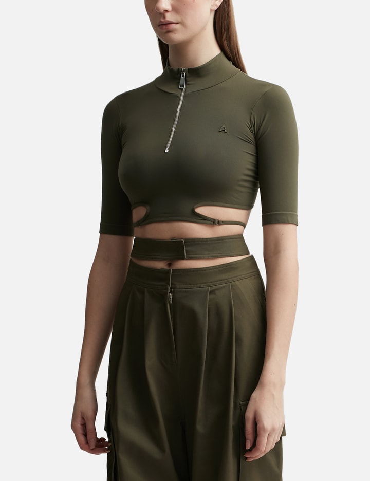 ANDREĀDAMO - SCULPTING JERSEY CUT-OUT TOP | HBX - Globally Curated ...