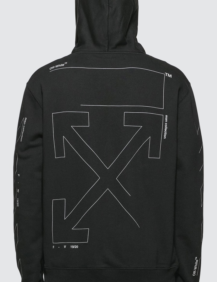Off-White™ - Diagonals Unfinished Slim Hoodie | HBX