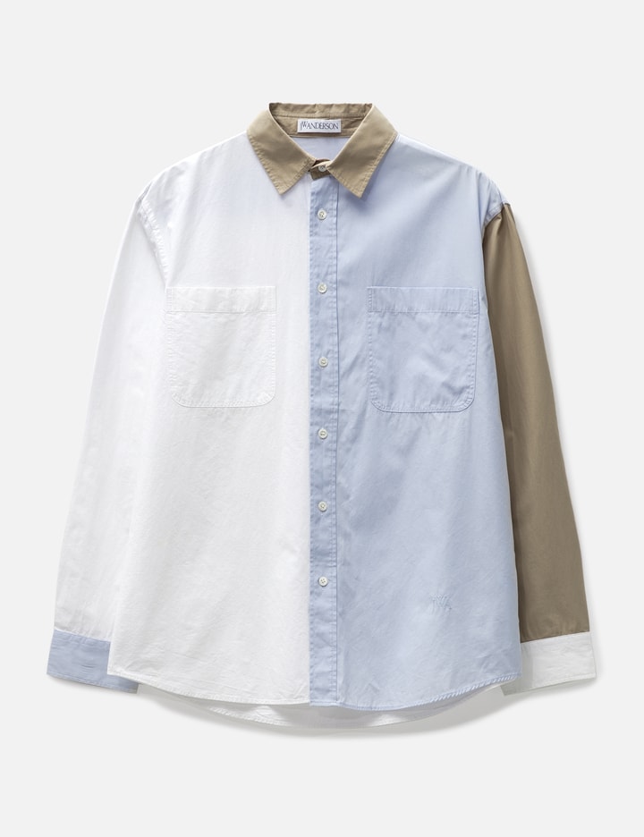 JW Anderson - JW ANDERSON 2-TONE COLOR SHIRT | HBX - Globally Curated ...