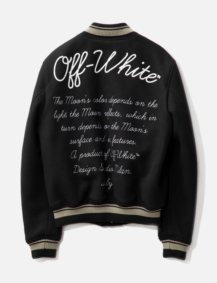 Off-White™ - Moon Phase Varsity Bomber Jacket | HBX - Globally Curated ...