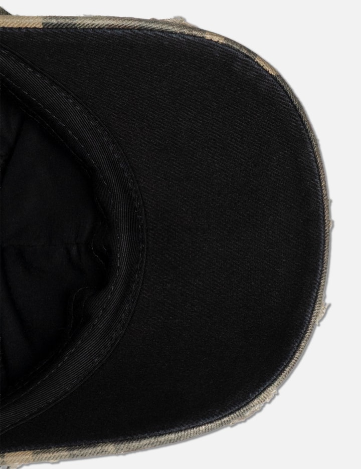 Protocol-Index Racing Cap - Vintage-washed black cap with embroidered ...