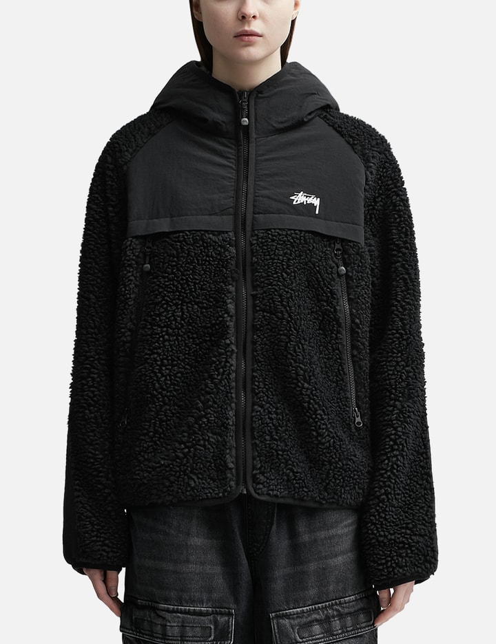 Stüssy - Sherpa Paneled Hooded Jacket | HBX