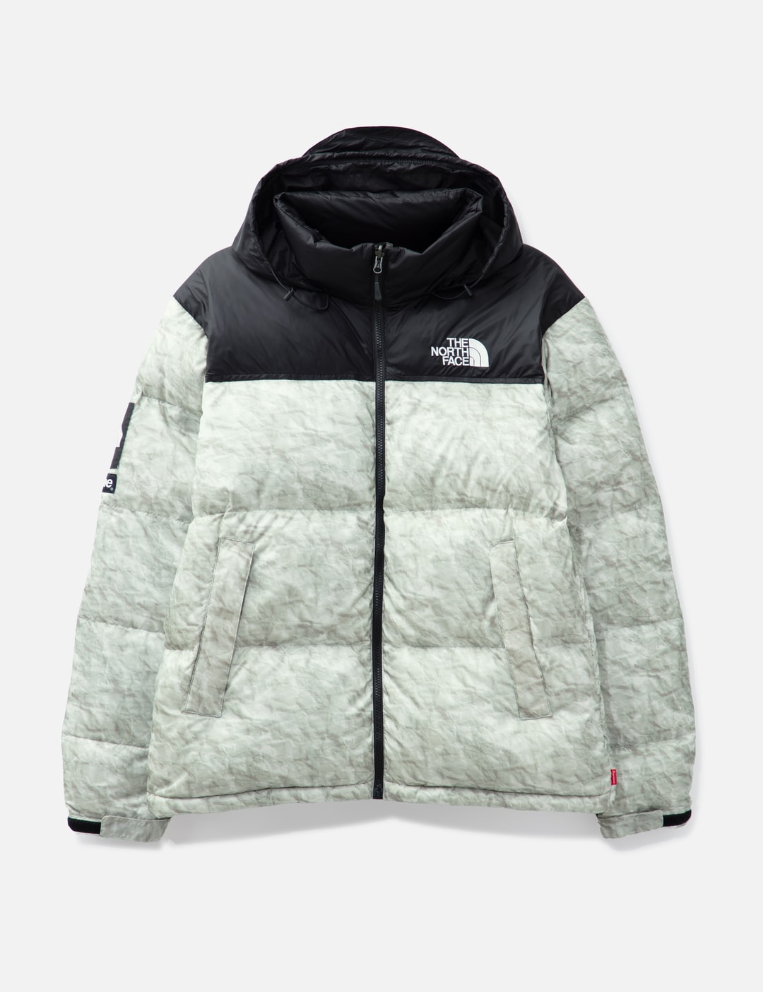 Supreme - The North Face Paper Print Nuptse Jacket | HBX