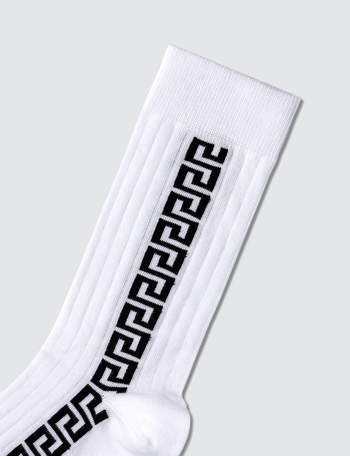 Versace - Greek Key Socks | HBX - Globally Curated Fashion and ...