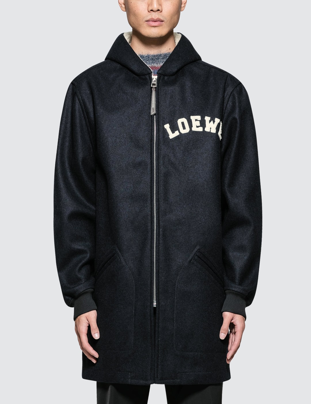 Loewe - Zip Shearling Hooded Jacket | HBX - 하입비스트가 엄선한 글로벌 패션&라이프스타일
