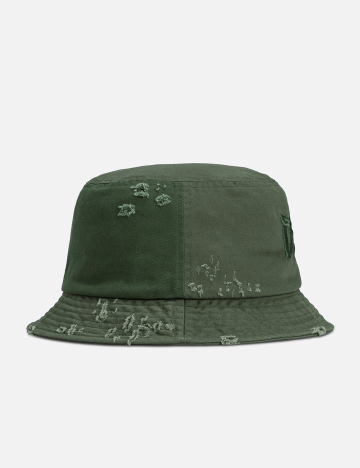 Dime - Split Distressed Bucket Hat | HBX - Globally Curated Fashion and ...