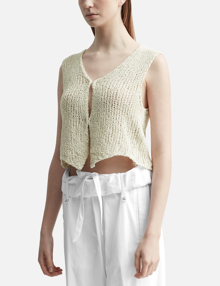 Open Yy V Neck Knit Vest Hbx Globally Curated Fashion And
