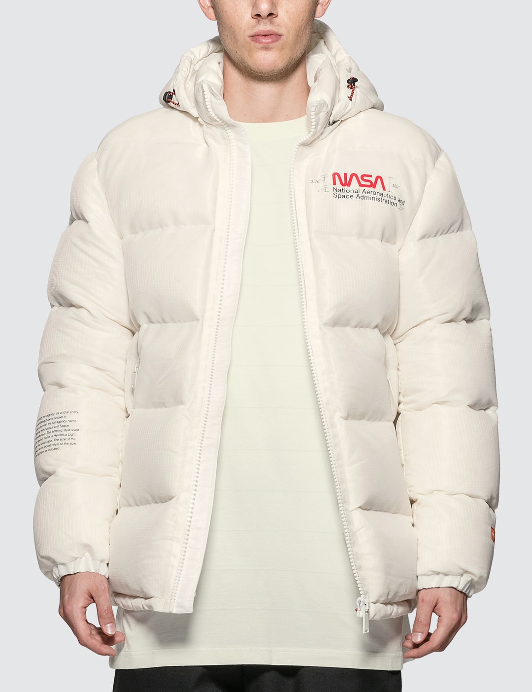 Heron Preston - NASA Down Puffer Jacket | HBX - Globally Curated ...
