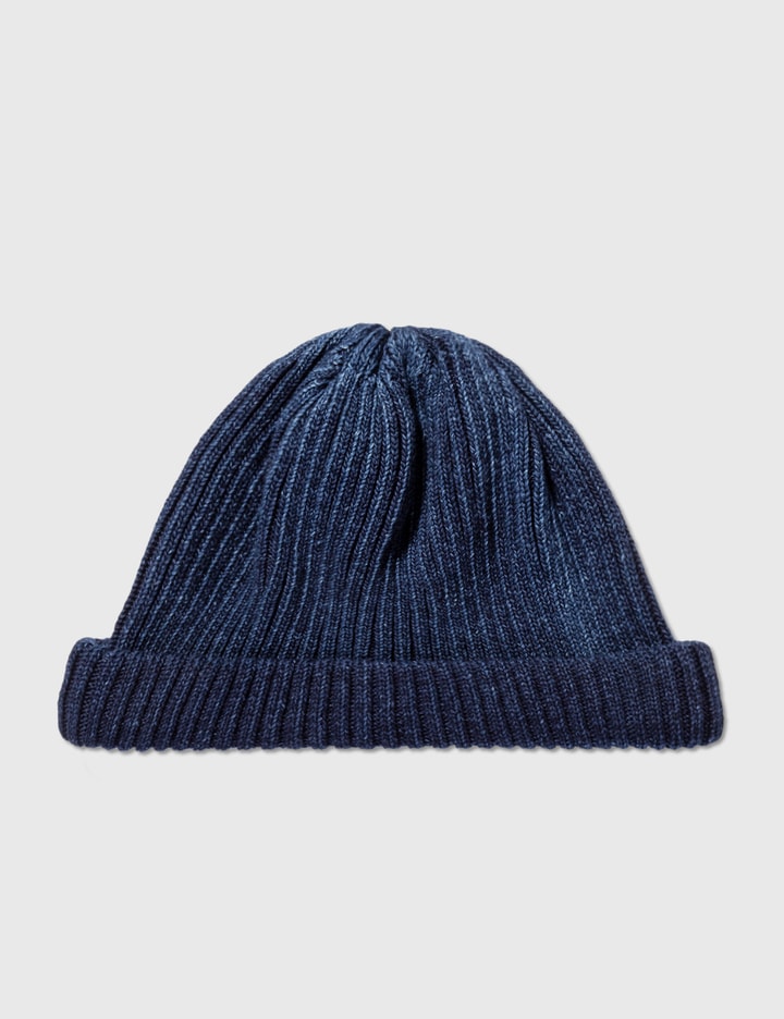 ROTOTO - Indigo Cotton Roll Up Beanie | HBX