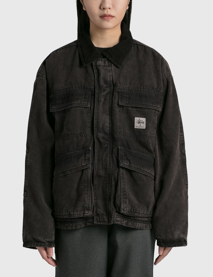 Stüssy - Washed Canvas Shop Jacket | HBX - Globally Curated Fashion and ...