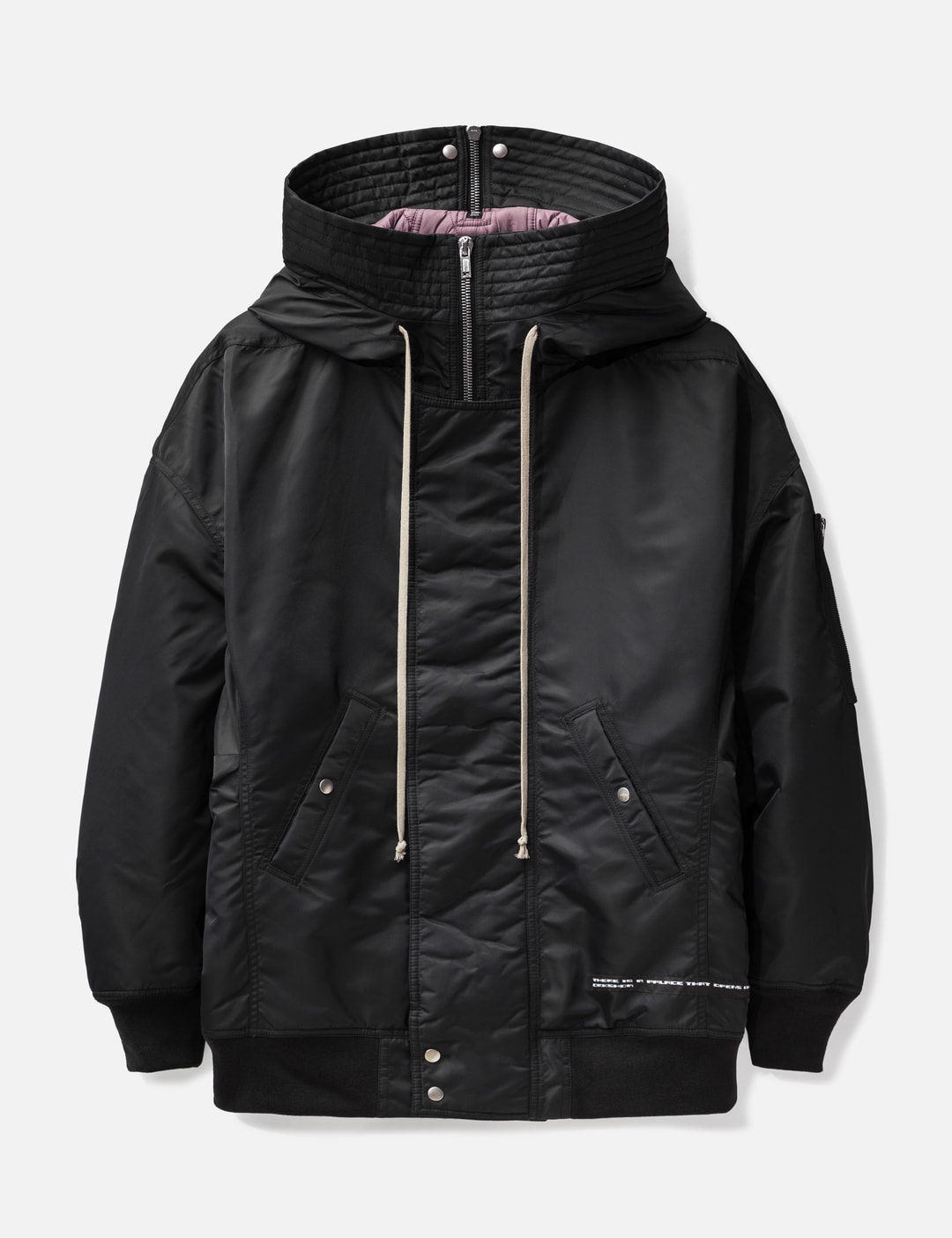 Rick Owens Drkshdw - Hooded Long Bomber | HBX