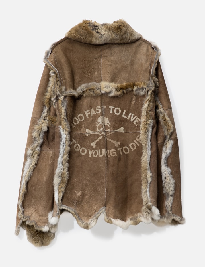 Vivienne Westwood Rabbit Fur Coat - Vintage brown coat with character | HBX