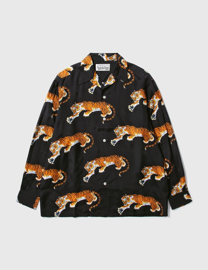 Wacko Maria - Wacko Maria X Tim Lehi LS Hawaiian Shirt | HBX - Globally ...